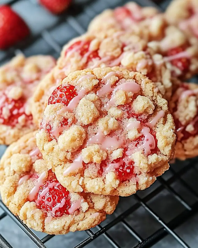 Strawberry Crunch Cookies