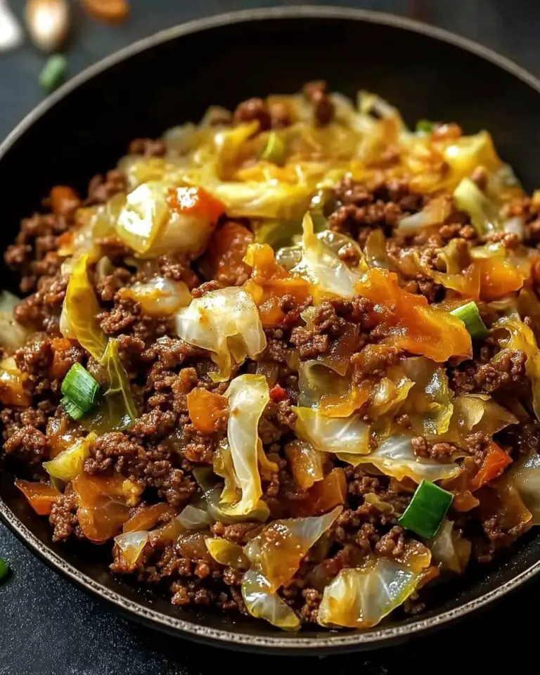 Ground Beef and Cabbage Skillet