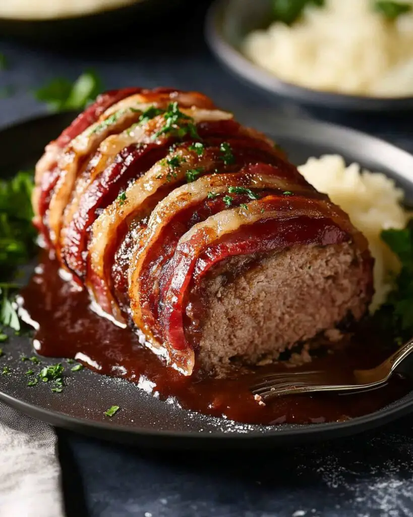 Classic Bacon-Wrapped Meatloaf