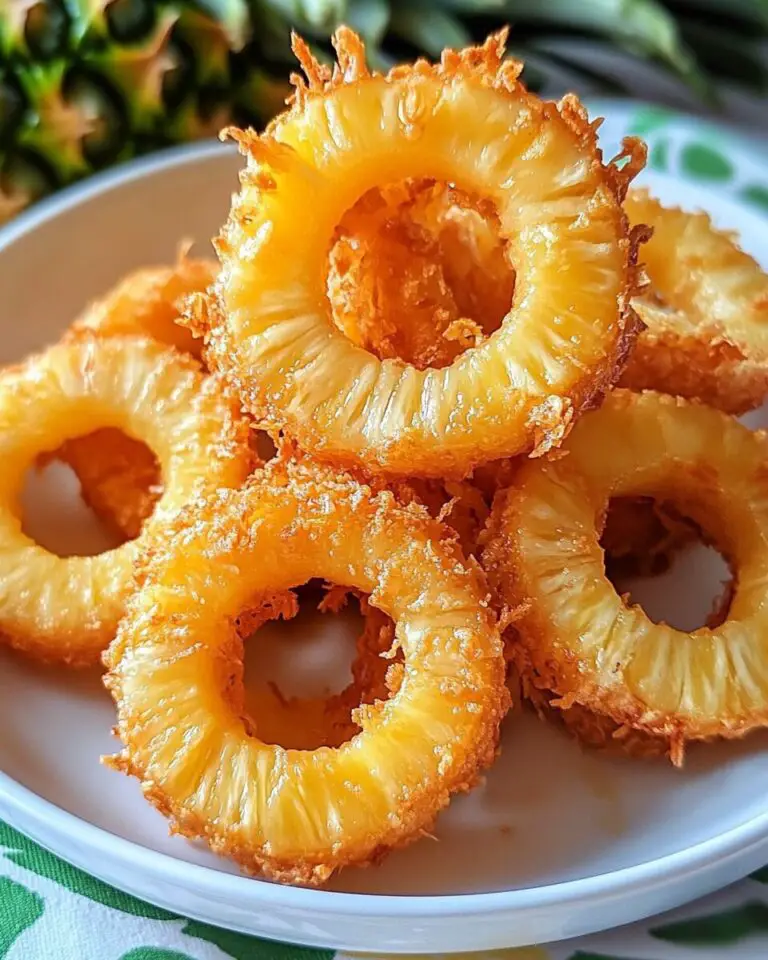 Fried Pineapple Rings