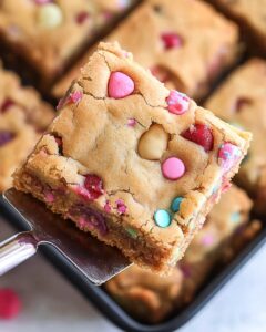 Spring Confetti Blondie Bars