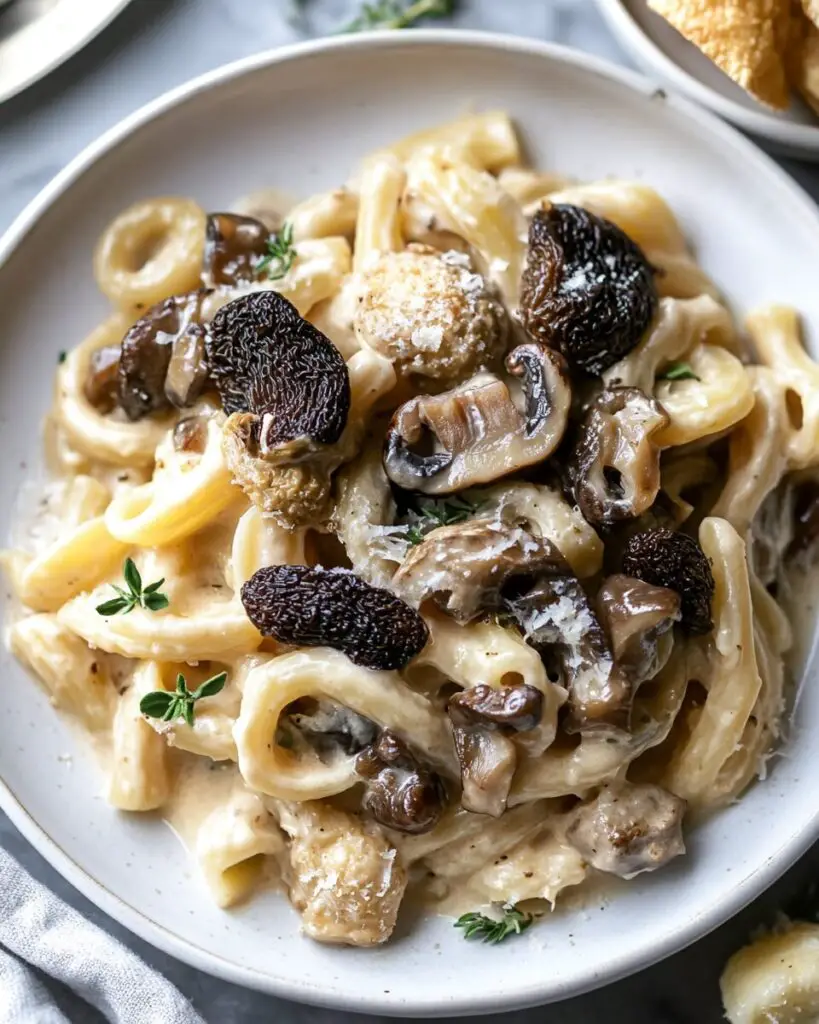 Creamy Morel Mushroom Pasta