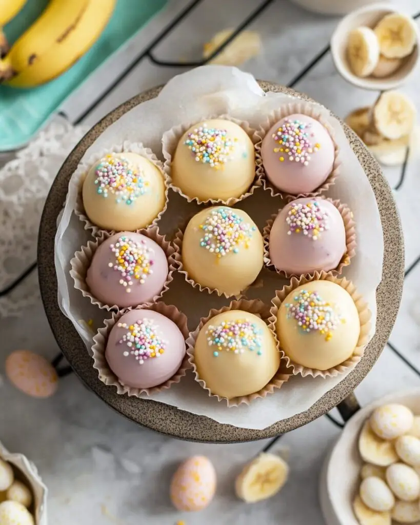 Banana Pudding Easter Truffles
