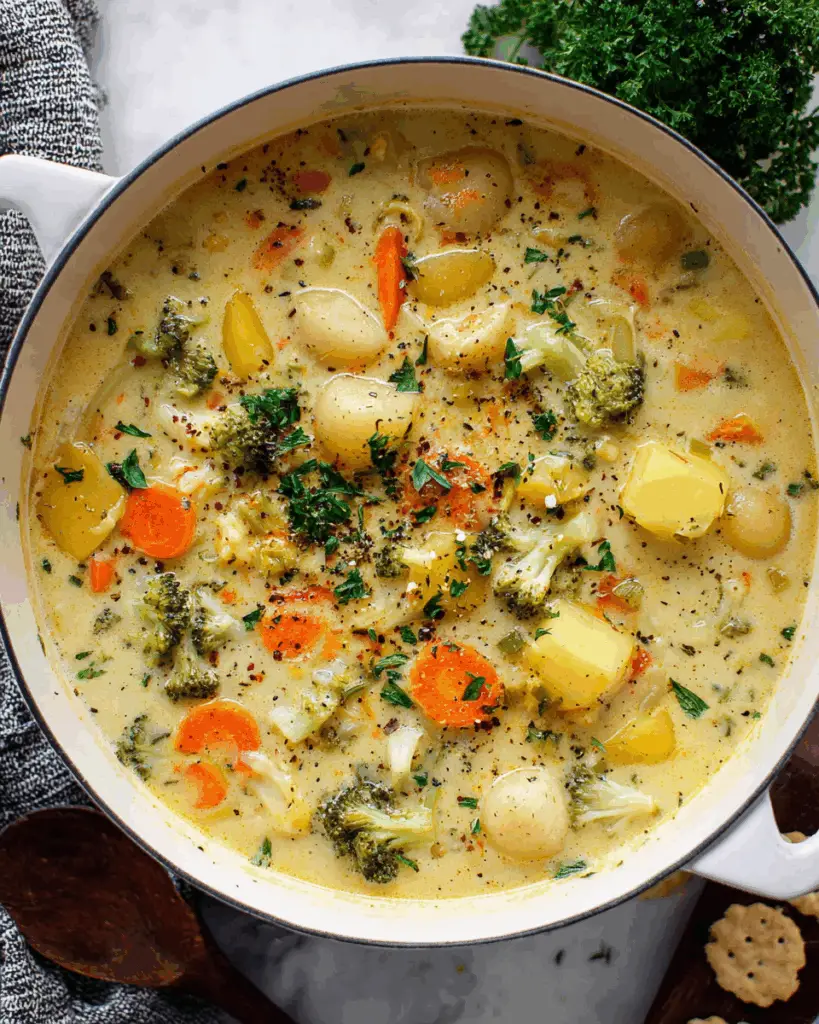 Creamy One-Pot Vegetable Soup