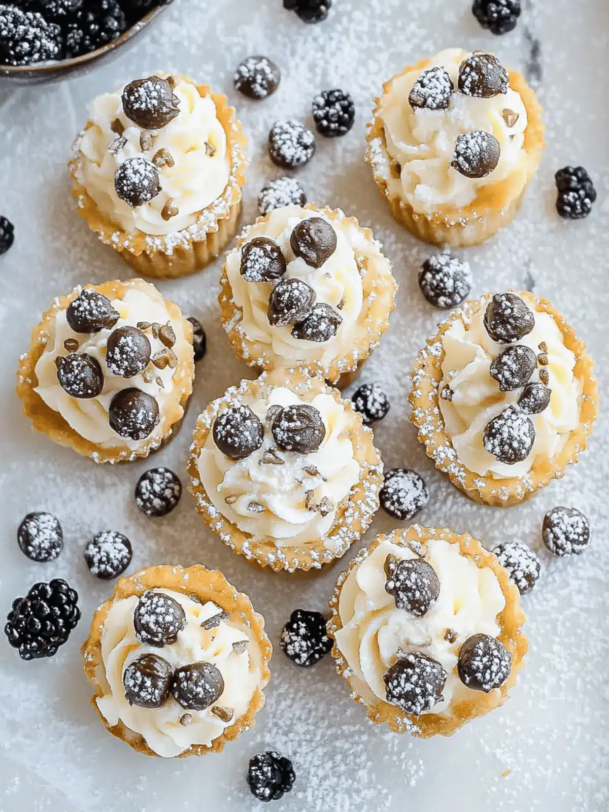 Irresistible Mini Cannoli Bites: Easy Creamy Italian Treats